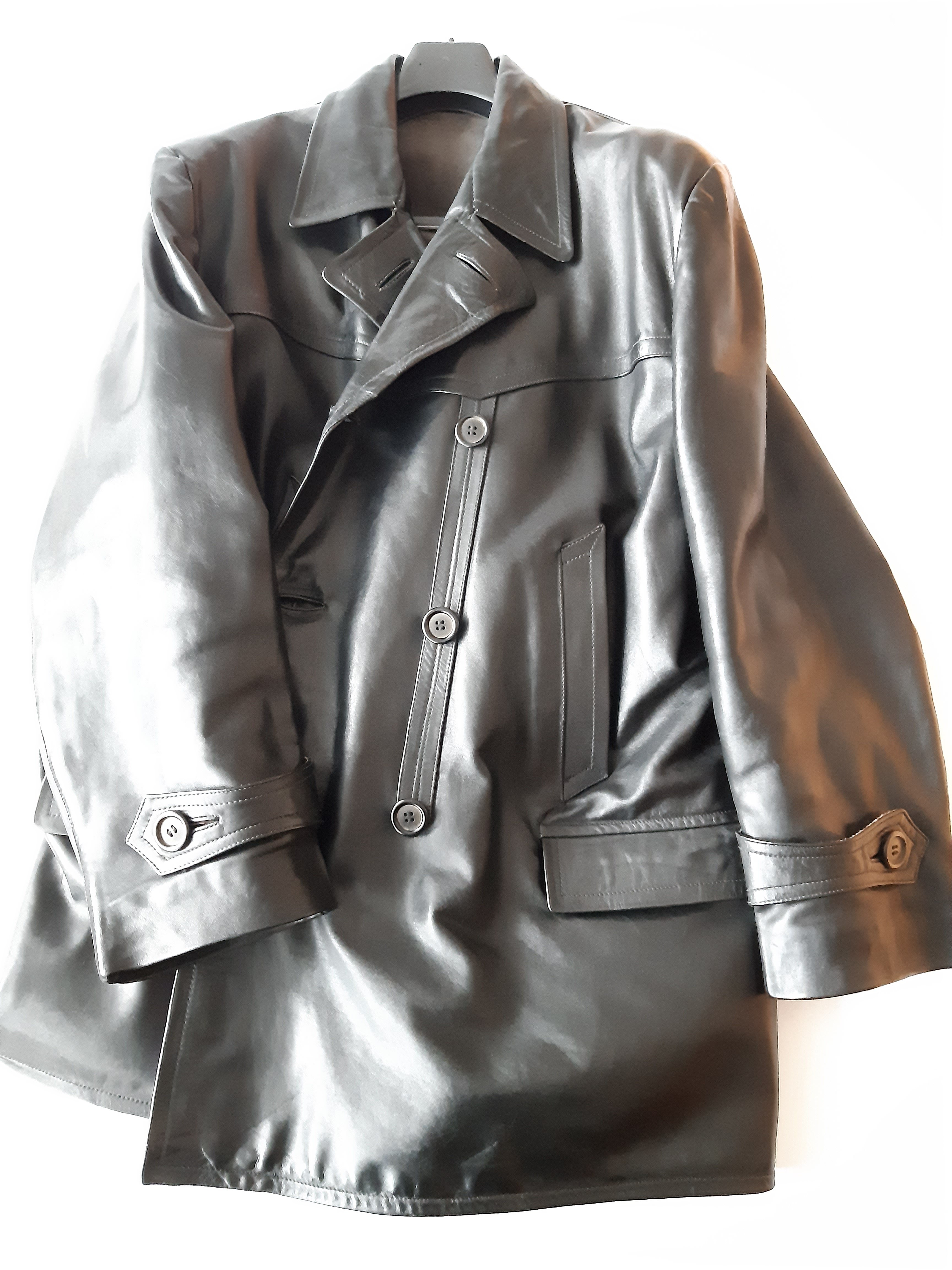 Ancient Austrian Engine Driver's Leather Short Coat | The Fedora Lounge
