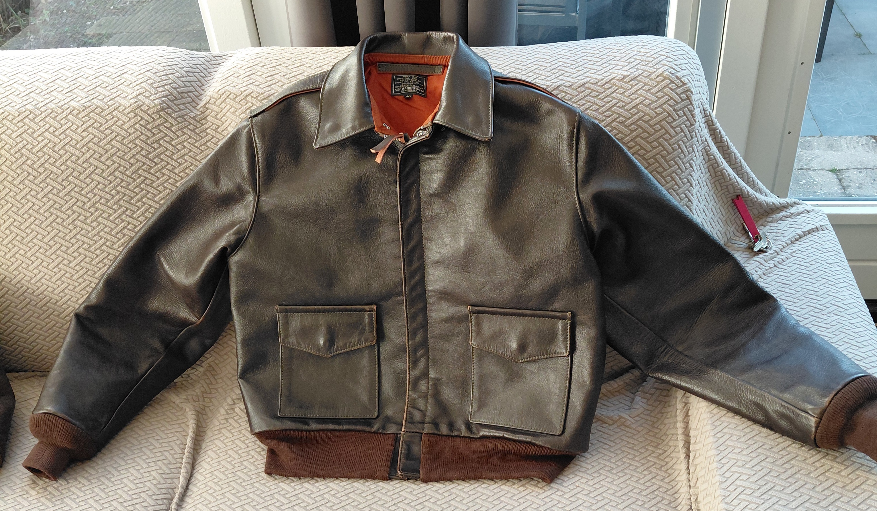 FS- Aero "Real Deal" A2, sz40, seal jerky horsehide, excellent ...