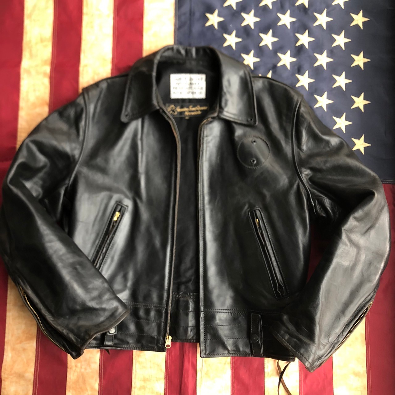FS: SZ40 AERO CHIP BLACK CHROME EXCEL HORSEHIDE POLICE MOTORCYCLE ...