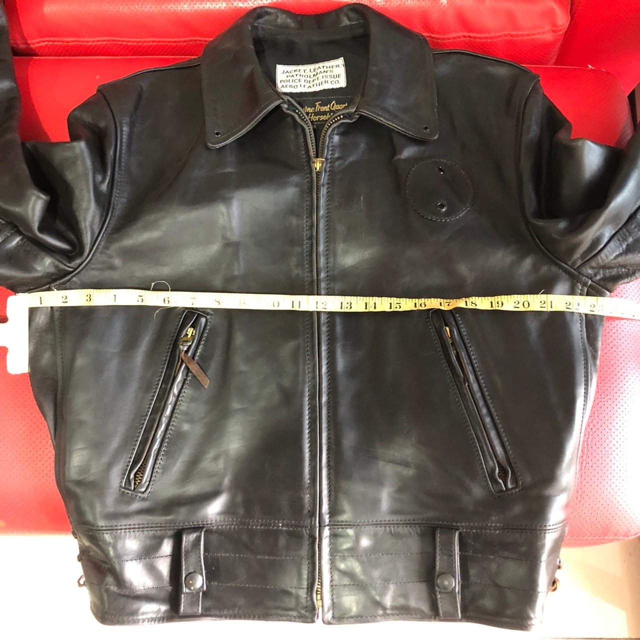 FS: SZ40 AERO CHIP BLACK CHROME EXCEL HORSEHIDE POLICE MOTORCYCLE ...