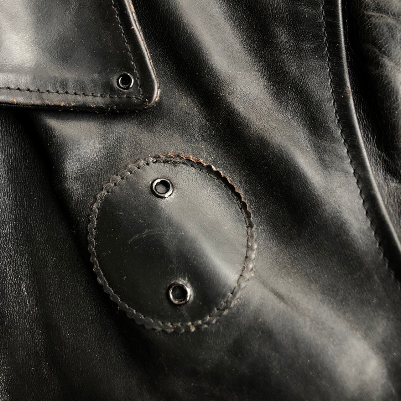 FS: SZ40 AERO CHIP BLACK CHROME EXCEL HORSEHIDE POLICE MOTORCYCLE ...