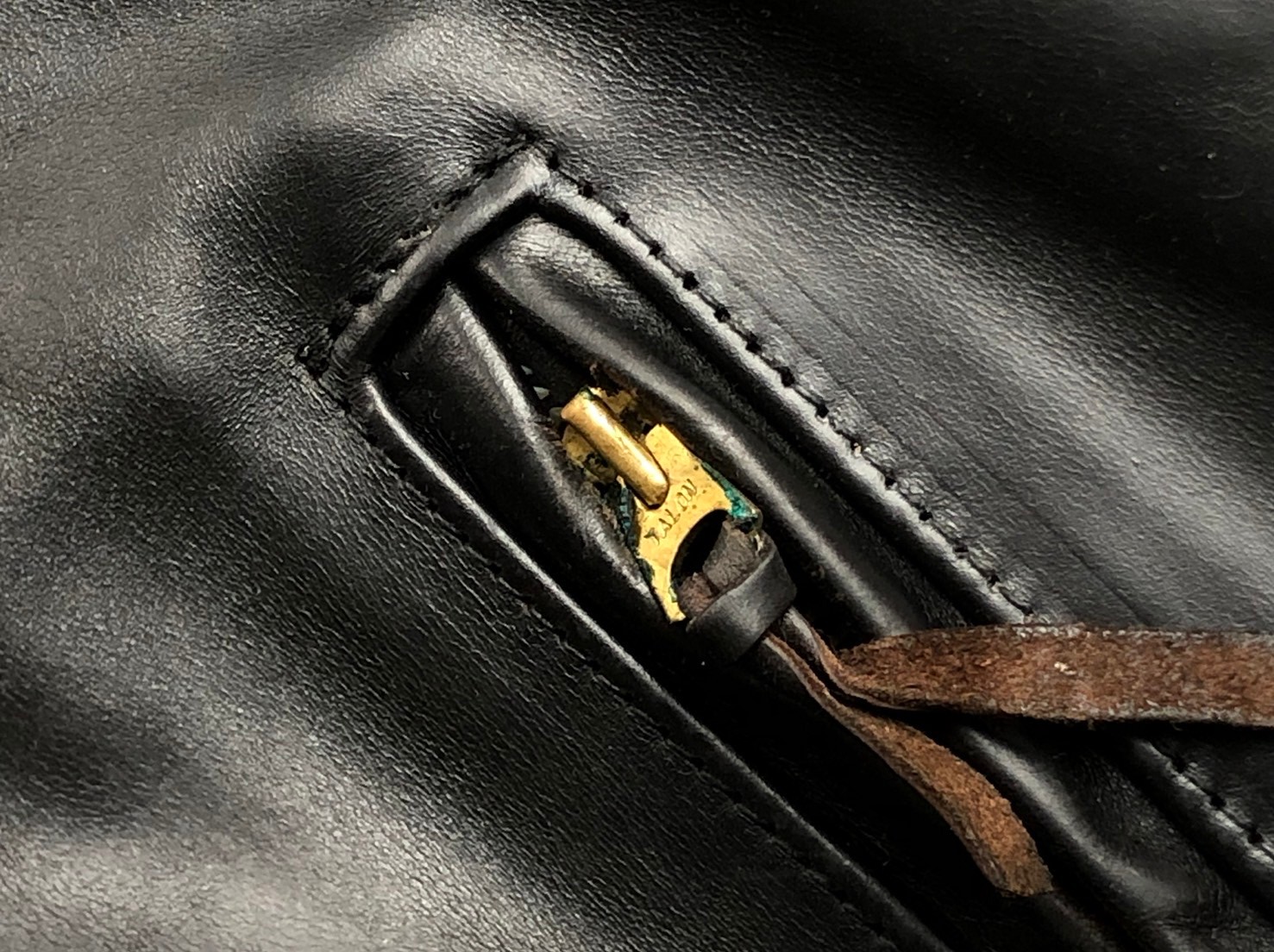 FS: SZ40 AERO CHIP BLACK CHROME EXCEL HORSEHIDE POLICE MOTORCYCLE ...