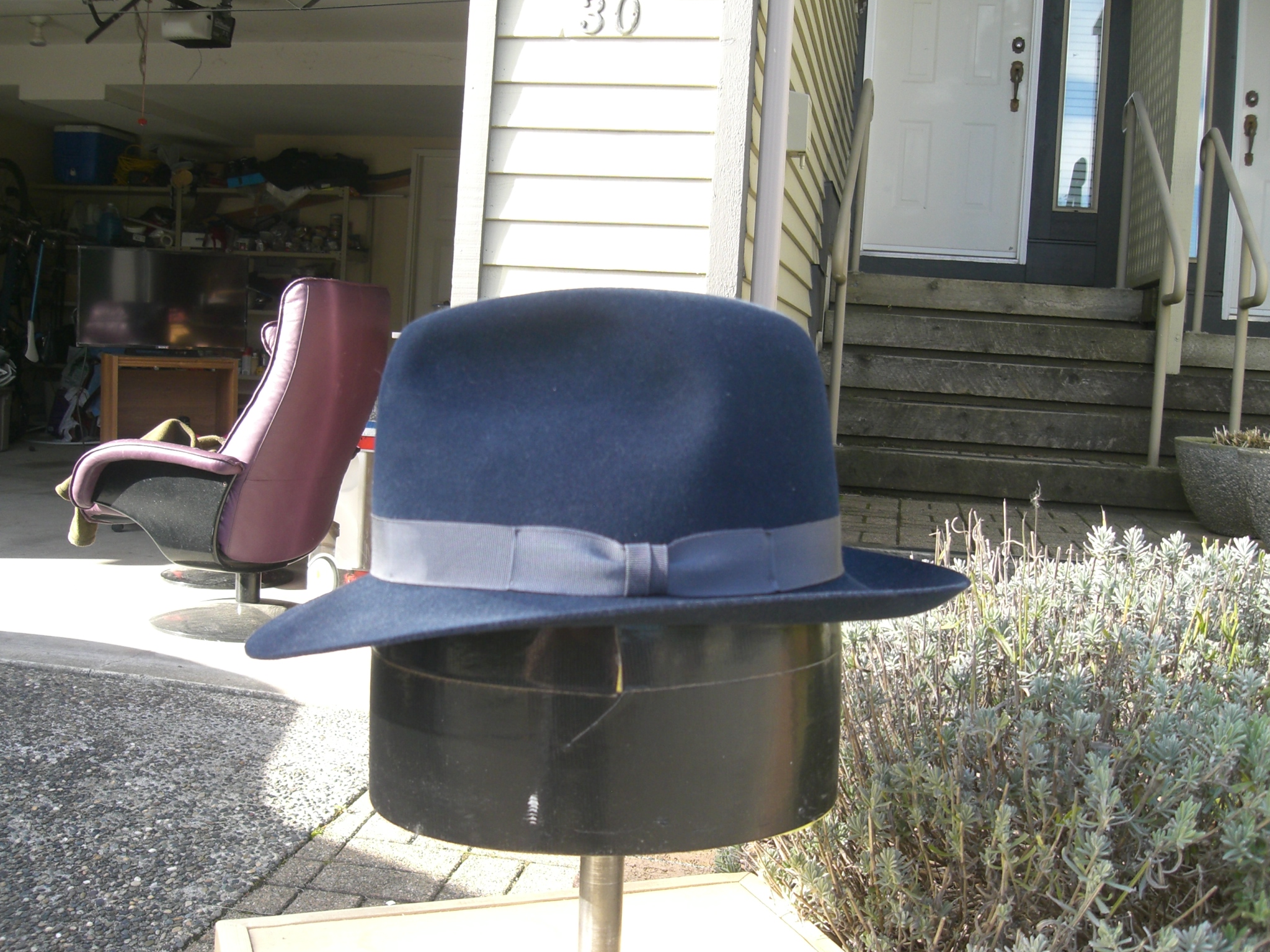 Guerra - Worth & Worth 7 3/8" blue fedora $75 shipped | The Fedora Lounge