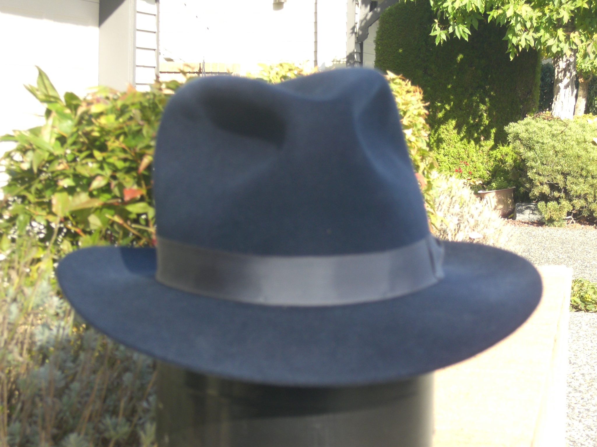 Guerra - Worth & Worth 7 3/8" blue fedora $75 shipped | The Fedora Lounge
