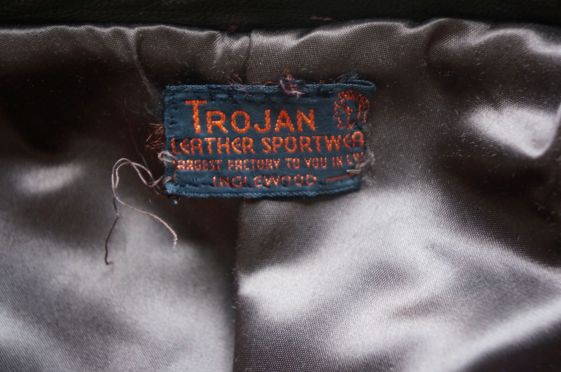 VINTAGE TROJAN LEATHER SPORTSWEAR MOTORCYCLE JACKET | The Fedora Lounge
