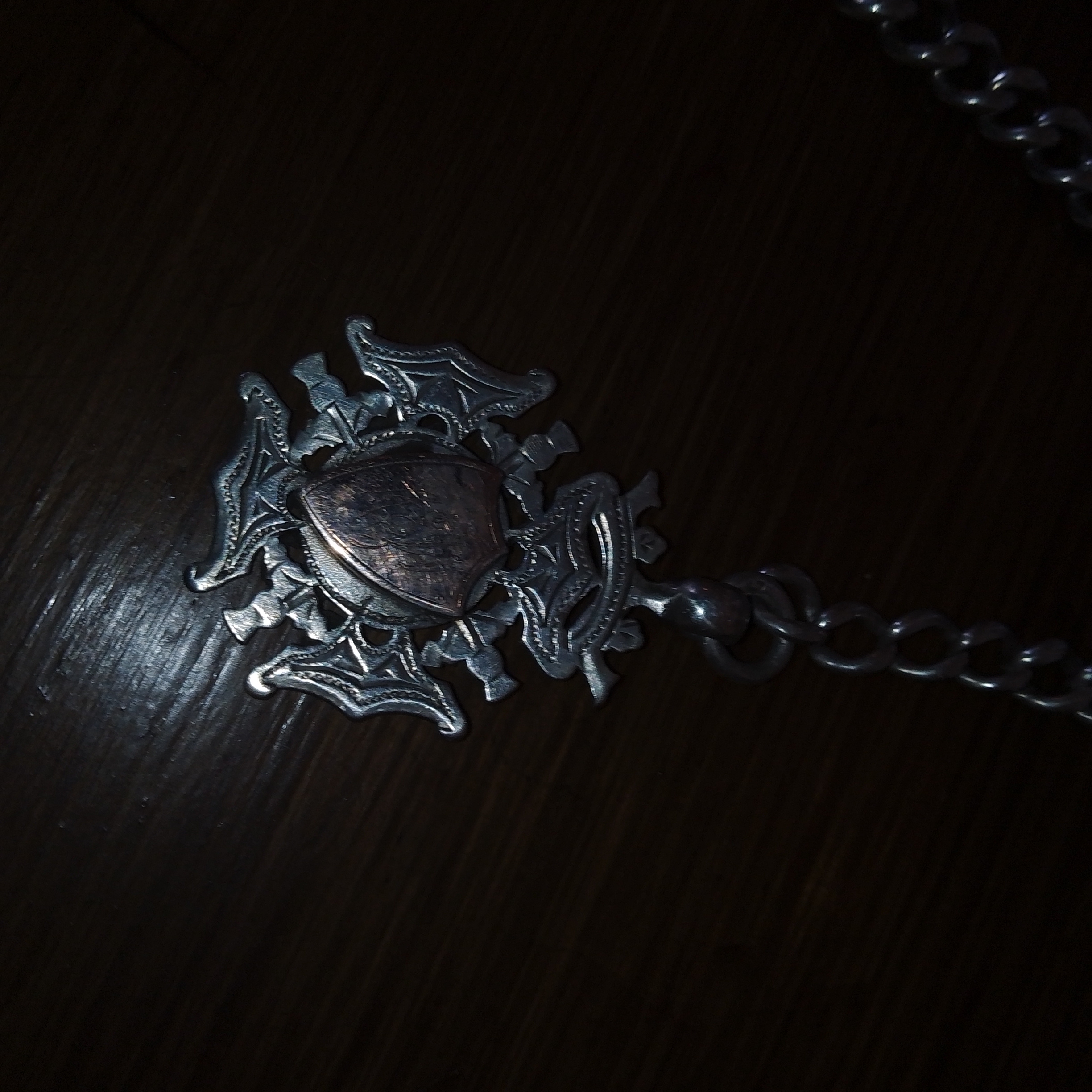 Victorian Sterling Silver Pocket Watch Chain | The Fedora Lounge