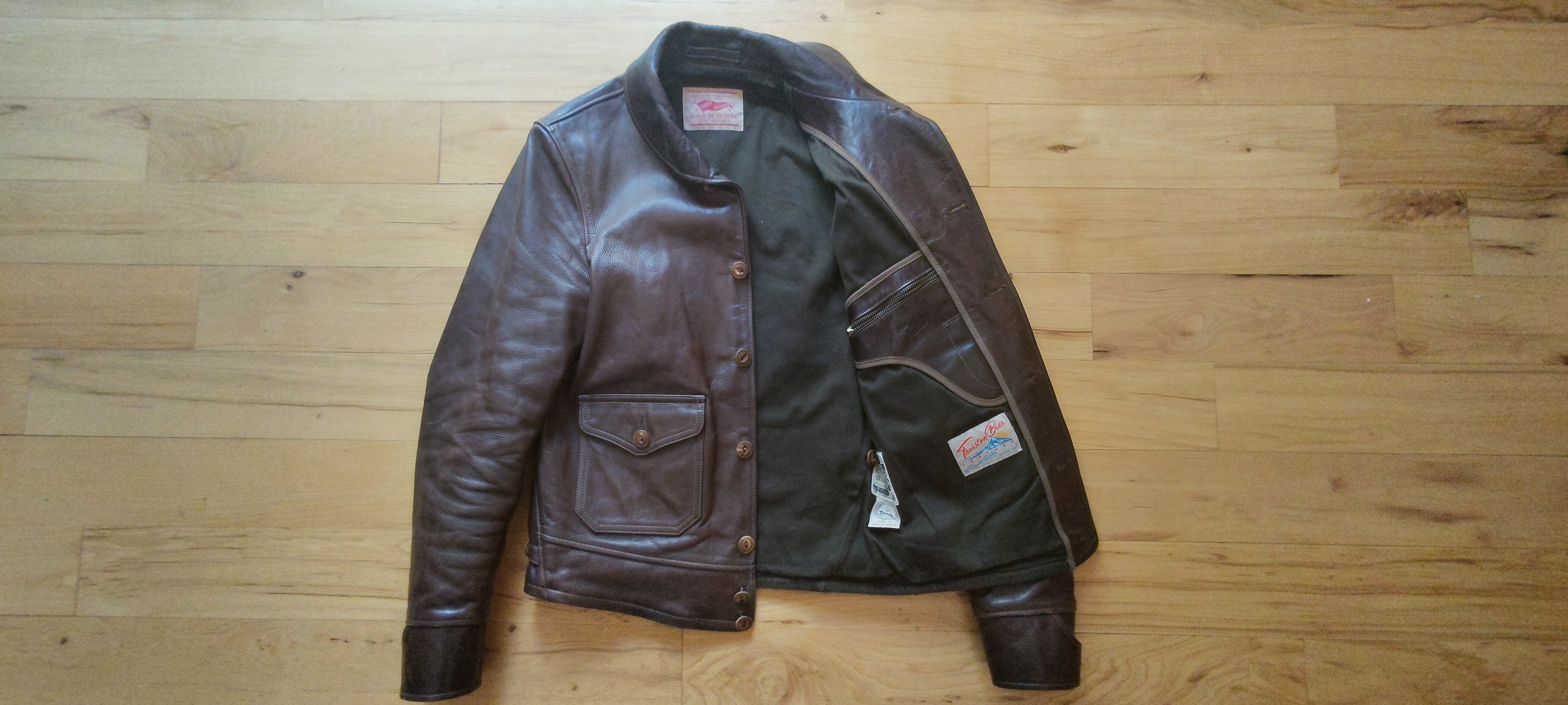 FS: Thedi Shawl Collar Markos small dark brown cowhide from Thurston ...