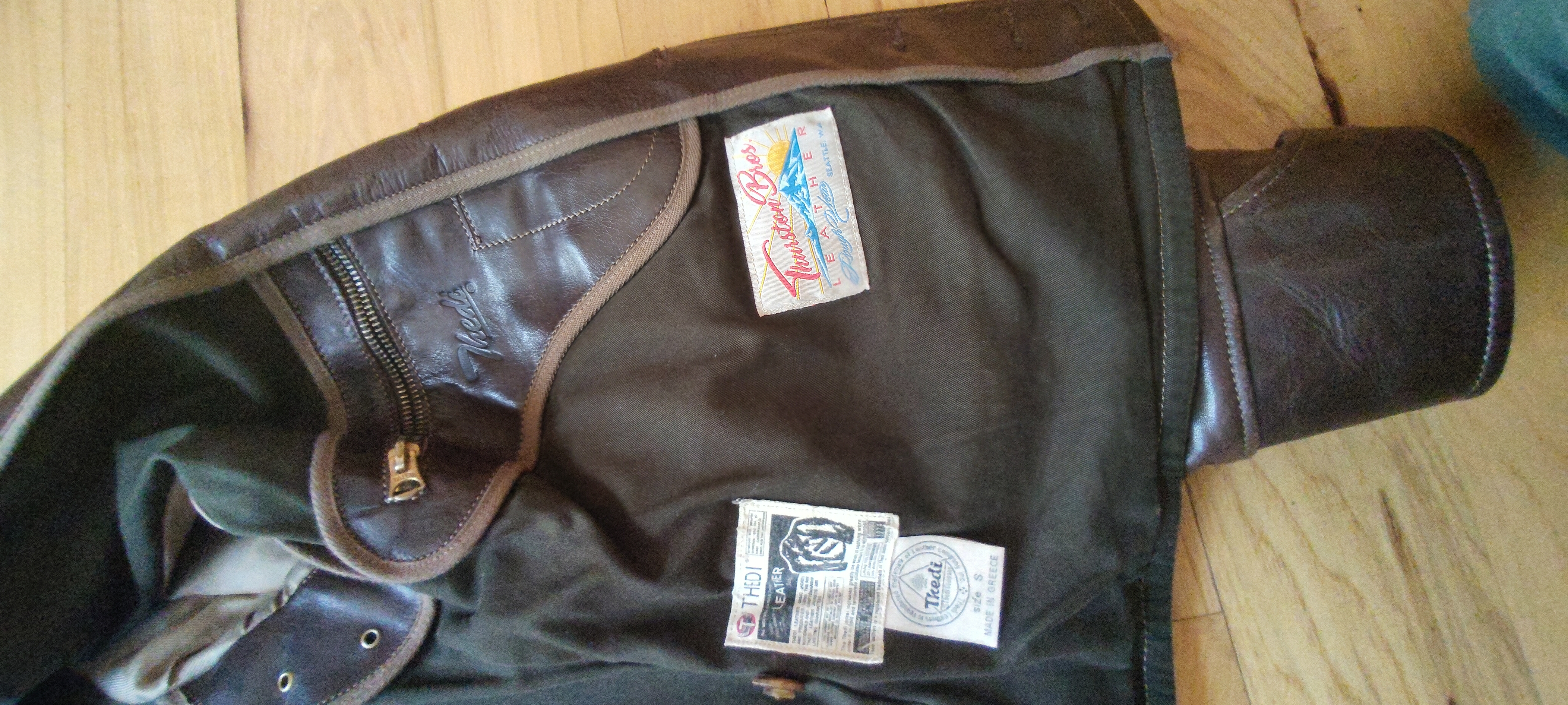 FS: Thedi Shawl Collar Markos small dark brown cowhide from Thurston ...
