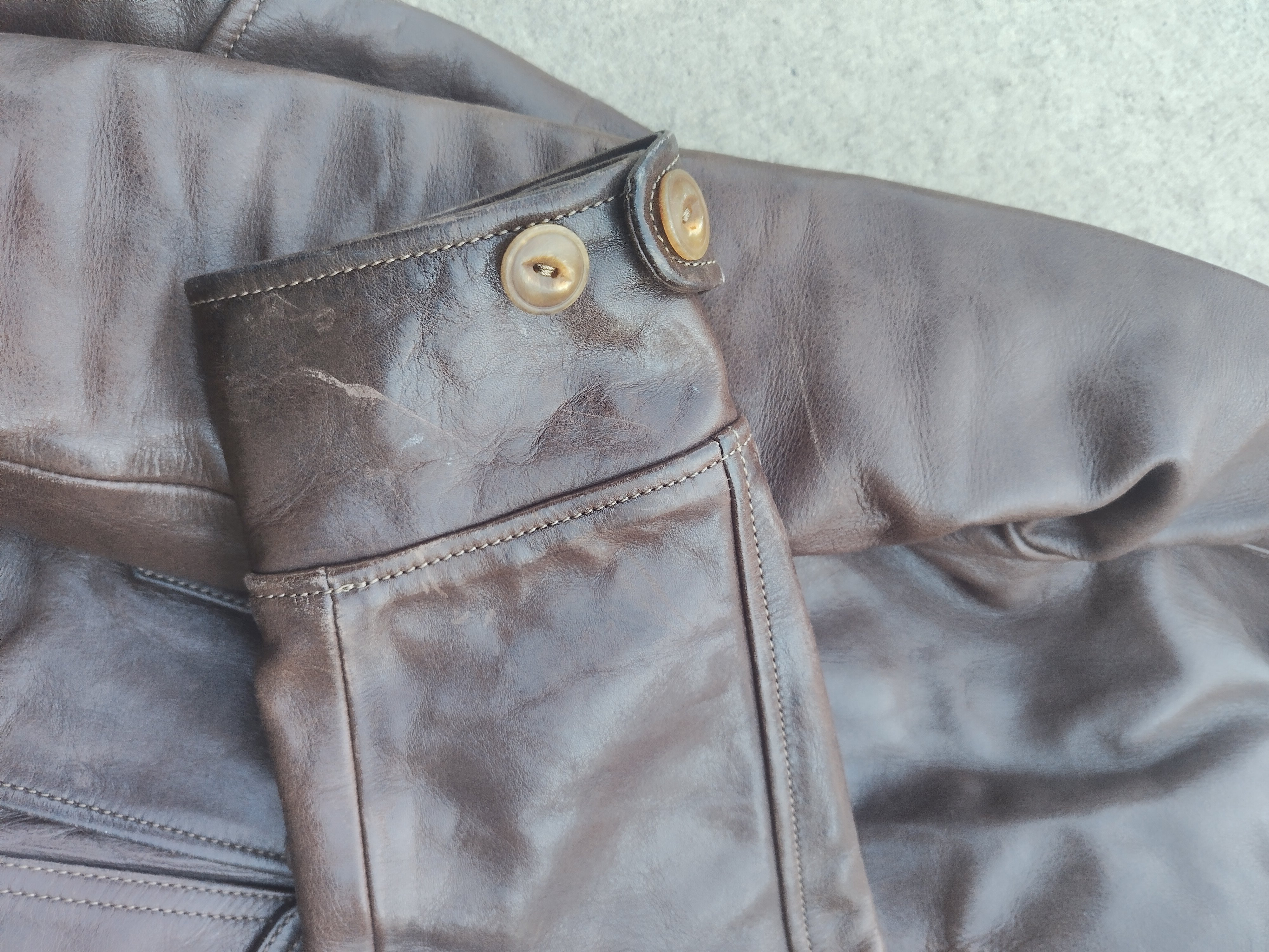 FS: Thedi Shawl Collar Markos small dark brown cowhide from Thurston ...