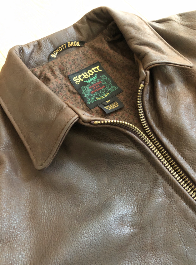 Schott 543 Waxy Buffalo Leather Sunset Jacket | The Fedora Lounge