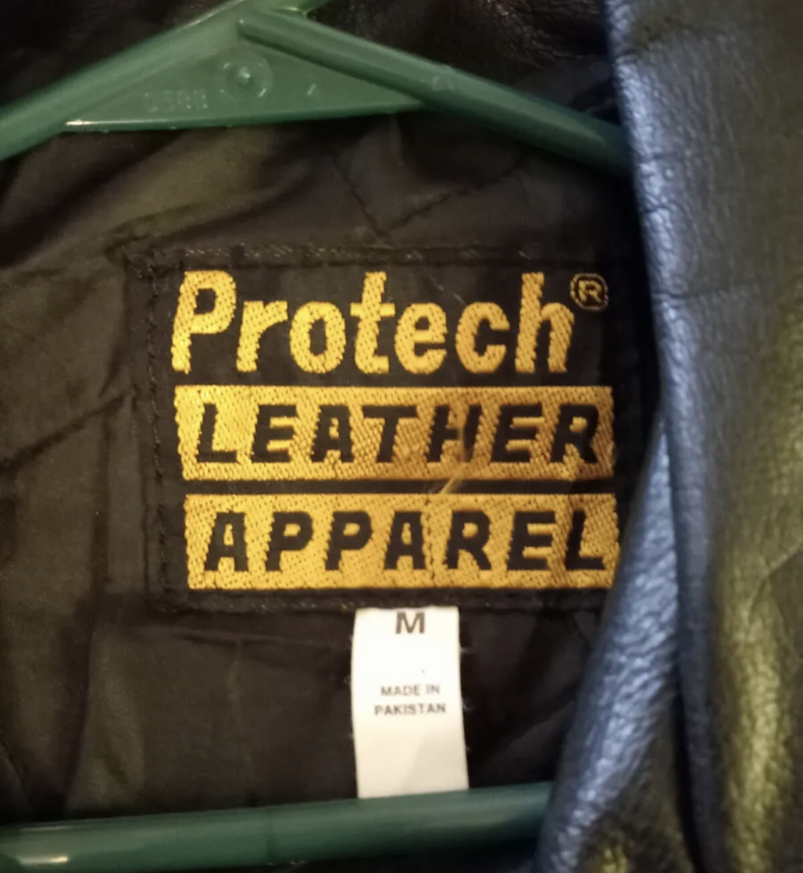 Review NOS Protech Leather Apparel Vintage Trojan Style Leather Jacket ...