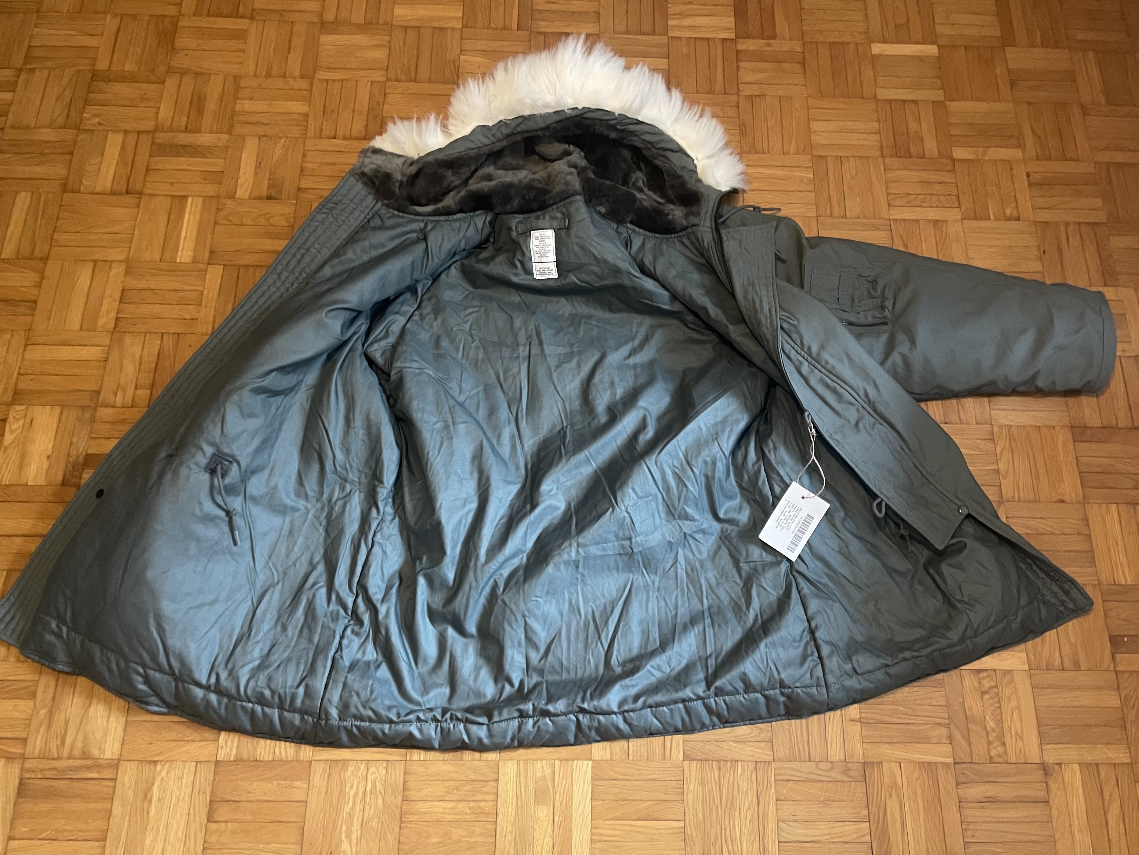 For sale: US Military N3B Parka Proper Intl XL New Tag Original ...