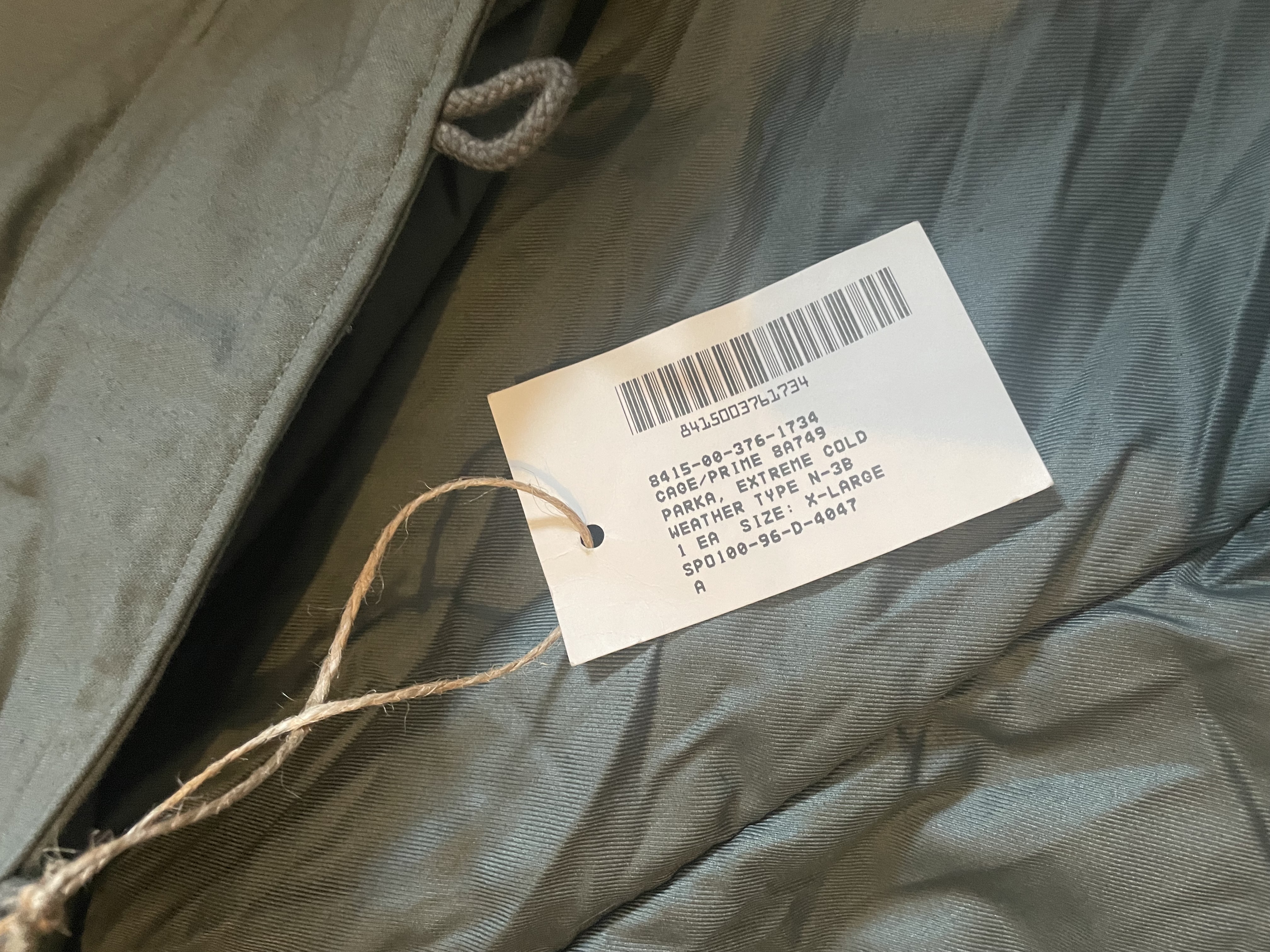 For sale: US Military N3B Parka Proper Intl XL New Tag Original ...