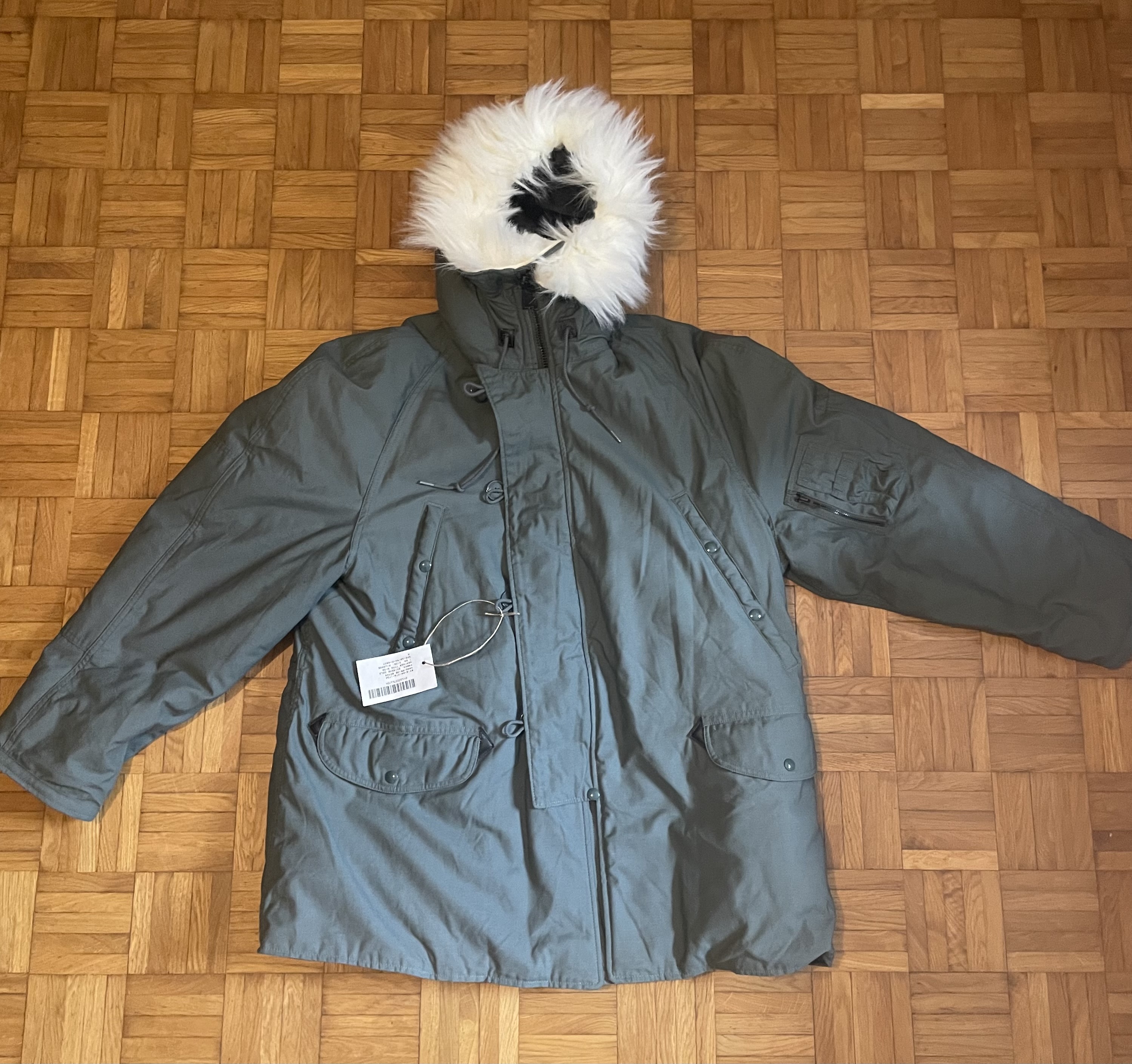 For sale: US Military N3B Parka Proper Intl XL New Tag Original ...
