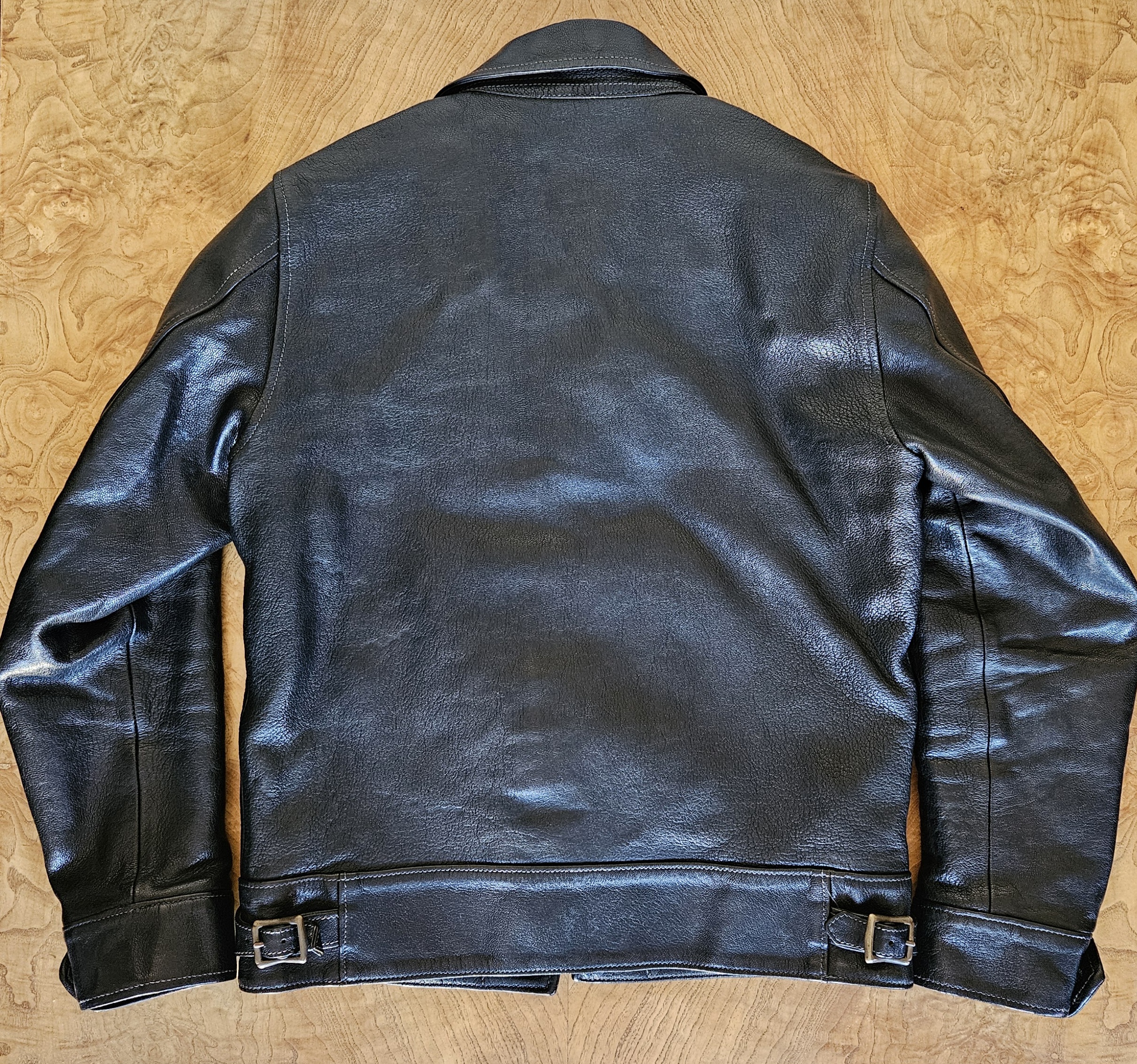 Too many black jackets sale: Trophy Cossack in black goatskin S/36 ...
