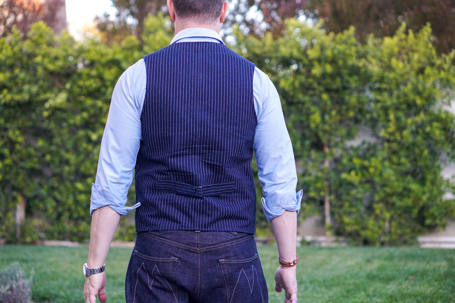 Rising Sun Outdoor Vests Duck & Ticking Stripe - Size Large | The ...