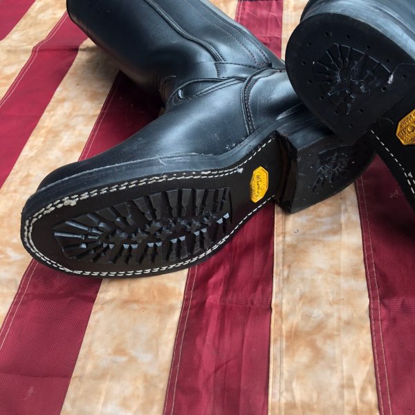 FS: MINT SZ8.5~9 VINTAGE WESCO BOSS RIDING BOOTS 14" LEATHER LINED SIDE ...